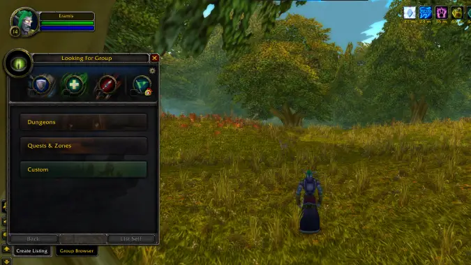How to use the LFG tool on WoW Classic anniversary realms