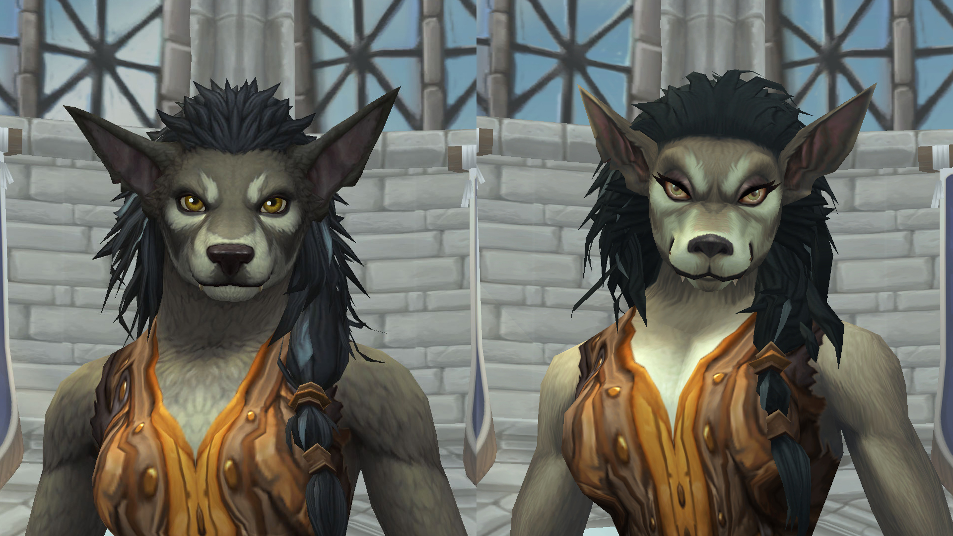 Worgen Female Art