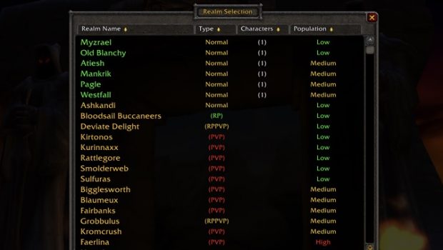 WoW Classic's realm population numbers are relative, which explains why ...