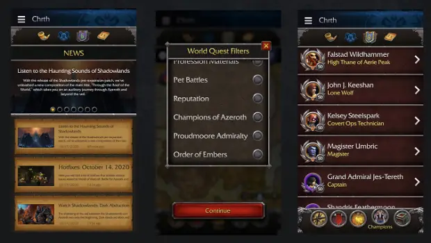Blizzard releases updated WoW Companion App with support for multiple ...