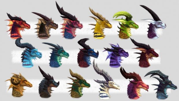 An early look into the Dracthyr character customization options