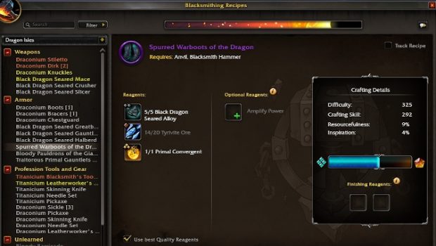 Profession equipment in Dragonflight gives you stats to craft better ...