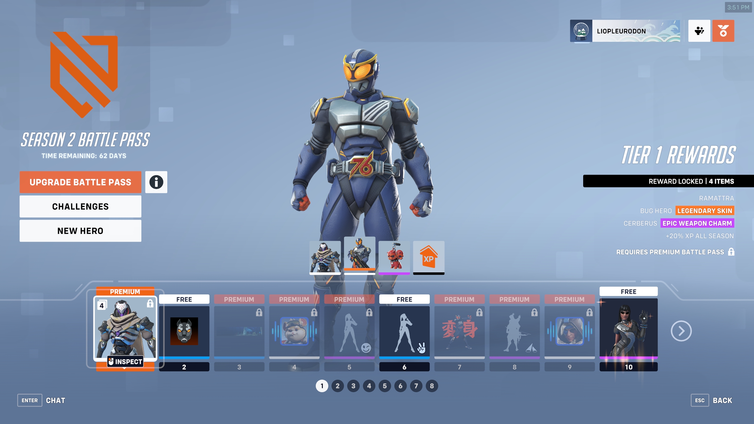 All the rewards from the Greek Mythology themed Overwatch 2 Season 2 ...